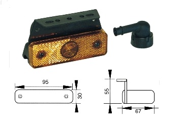 Seitenmarkierungsleuchte LED 24V - Fahrzeugbedarf AG